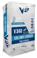 V340 - Colle PRO Gris VPI en 25kg COLLIMIX CHRONO 3H | APRODIS